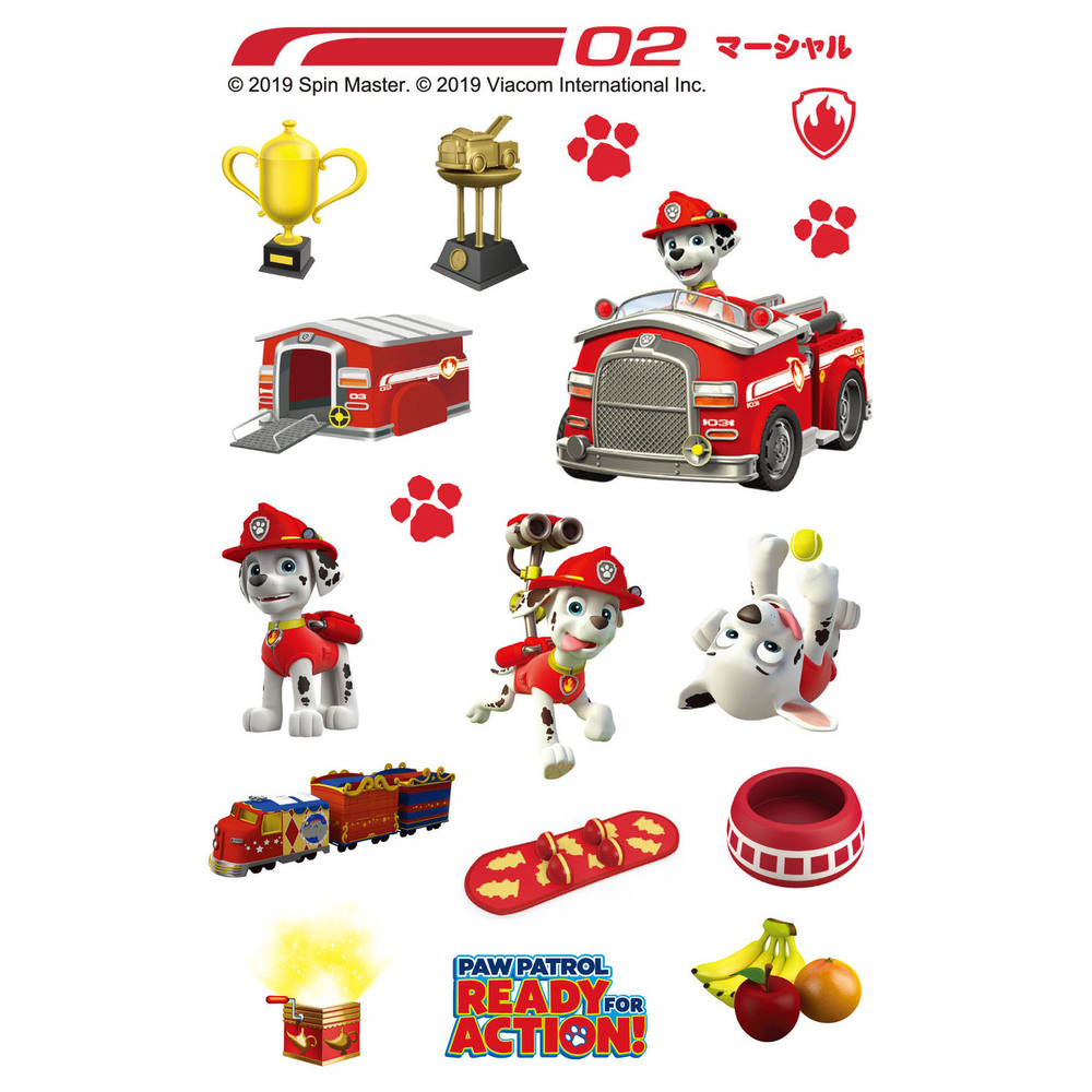 Paw Patrol Puni Puni 貼紙 (1盒12件) | パウパトロール ぷにぷにシール | 動漫產品 | 食玩及盒蛋 | 4582138604078
