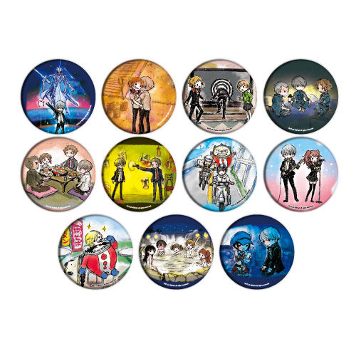 襟章 女神異聞錄 4 The Golden 03 場景照片 Ver.( Graff Art Design ) (1盒11件) | 缶バッジ ...