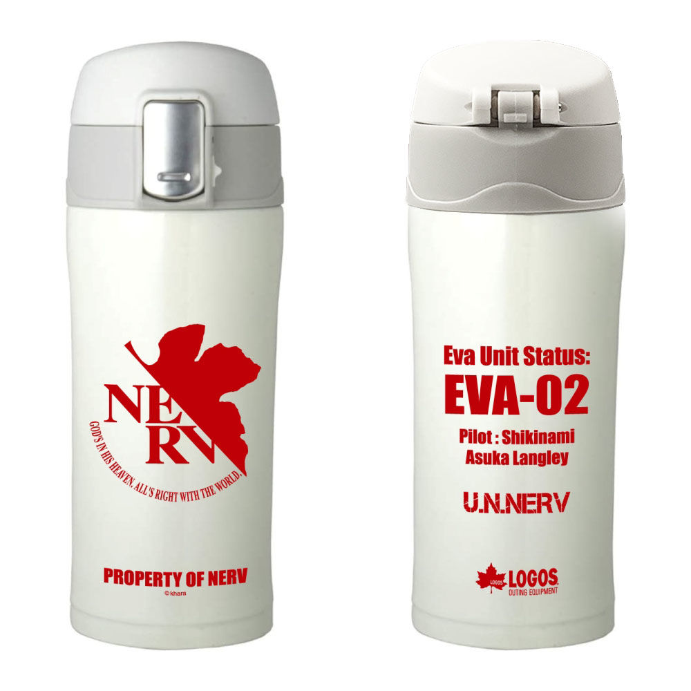 EVA&LOGOS One Push 樽300ml PILOTS Ver. EVA-02 | EVA&LOGOS ワンプッシュボトル300ml ...
