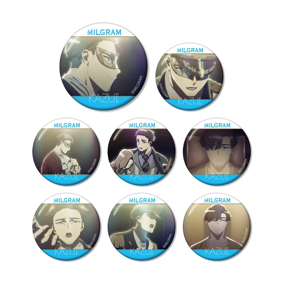 MILGRAM 交換 MV 襟章 Kazui half (1盒8件) | MILGRAM-ミルグラム- トレーディングMV缶バッジ カズイ ...