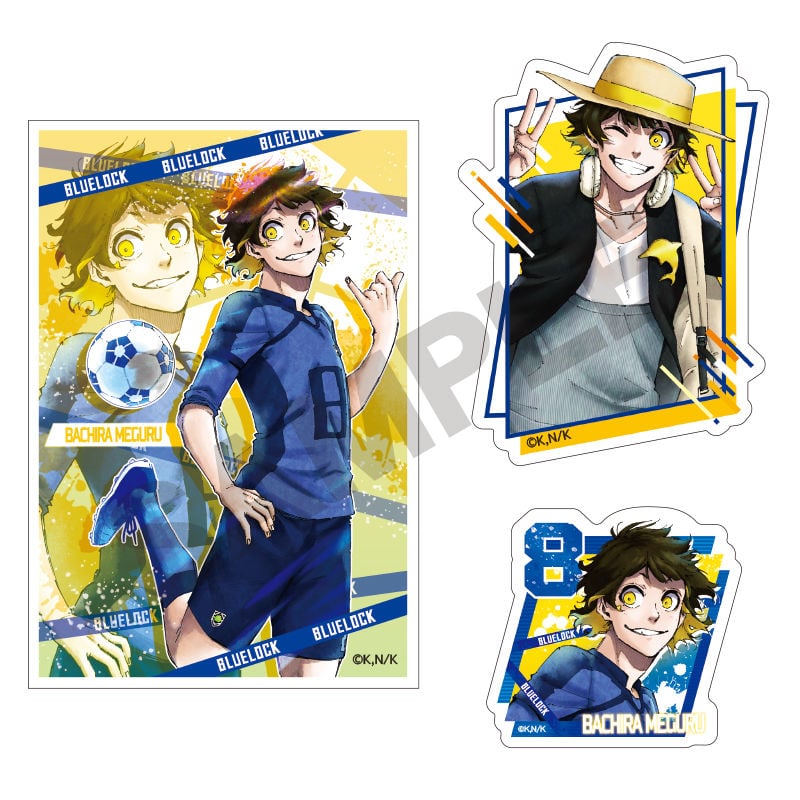 Blue Rock 交換貼紙 (1盒12件) | ブルーロック トレーディングステッカー | 動漫產品 | 食玩及盒蛋 | 4550451070009