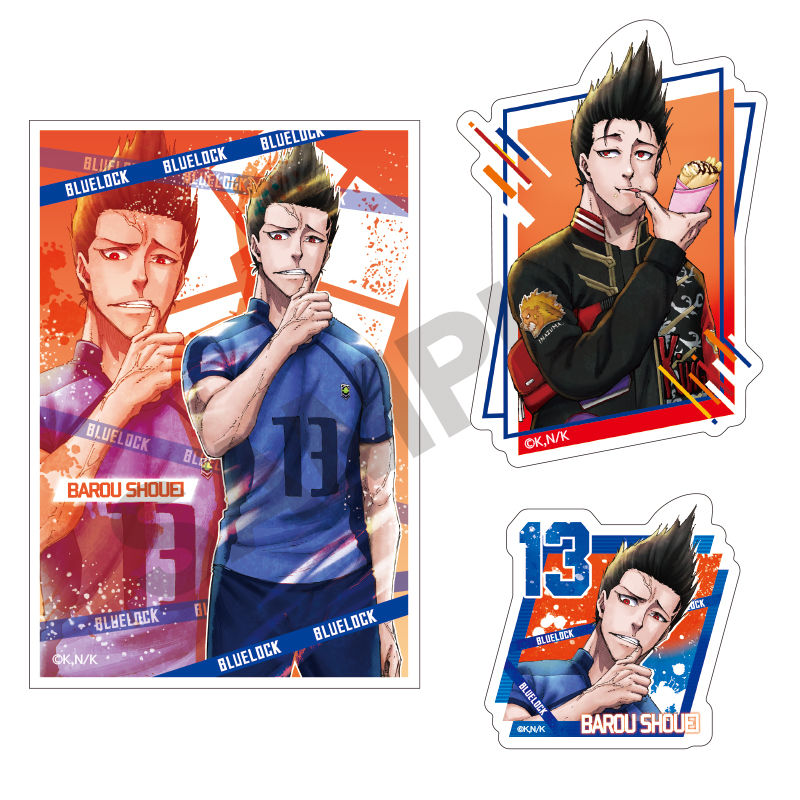 Blue Rock 交換貼紙 (1盒12件) | ブルーロック トレーディングステッカー | 動漫產品 | 食玩及盒蛋 | 4550451070009