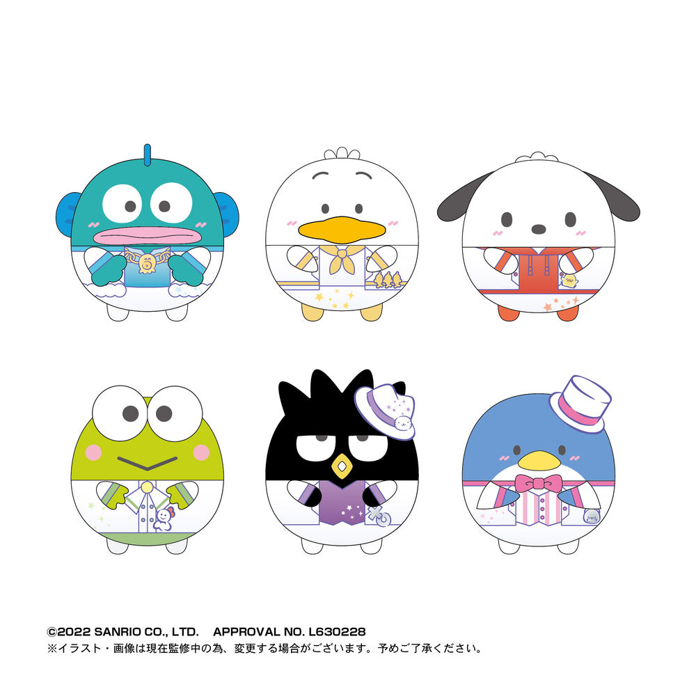 SR-36 Sanrio Characters HAPIDANBUI Fuwakororin 2 (1盒6件) | SR-36 サンリオキャラクターズ はぴだんぶい ふわコロりん2 | 動漫 ...