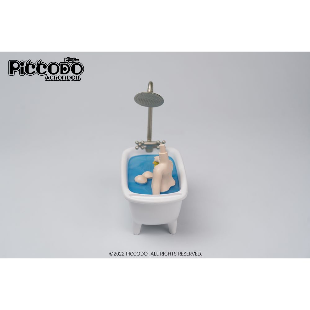 PICCODO ACTION DOLL Diorama 頭台座 浴缸 日燒膚色 | PICCODO ACTION DOLL ジオラマヘッドスタンド バスタブ 日焼け肌 | 動漫產品 | 插畫及 ...