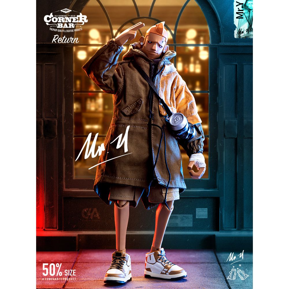 COME4ARTS 街角酒吧系列 Mr. Y 1/9 Scale 可動 Figure | COME4ARTS 街角のバーシリーズ ミスターY ...