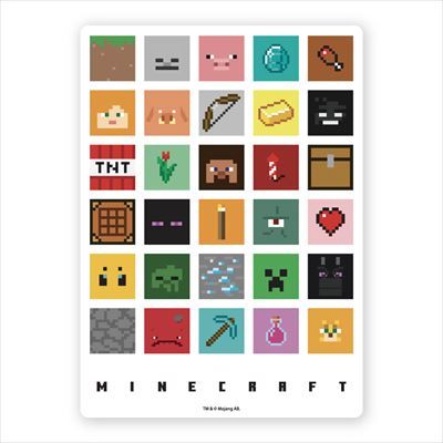 Minecraft B5 角色 Panel Icon | マインクラフト B5キャラパネル アイコン | 動漫產品 | 插畫及色紙 ...