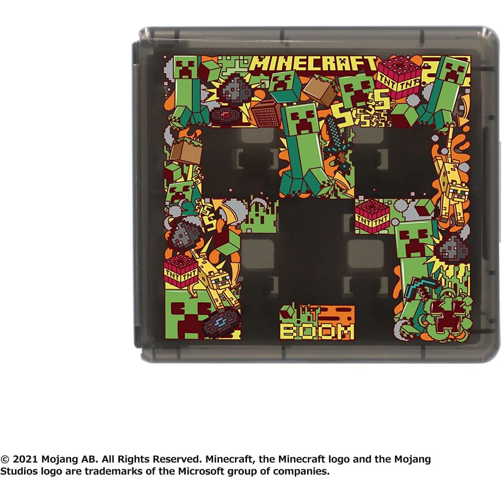 Nintendo Switch 遊戲卡帶收納盒 (24枚裝) (Minecraft) | Nintendo Switch専用カードケース ...