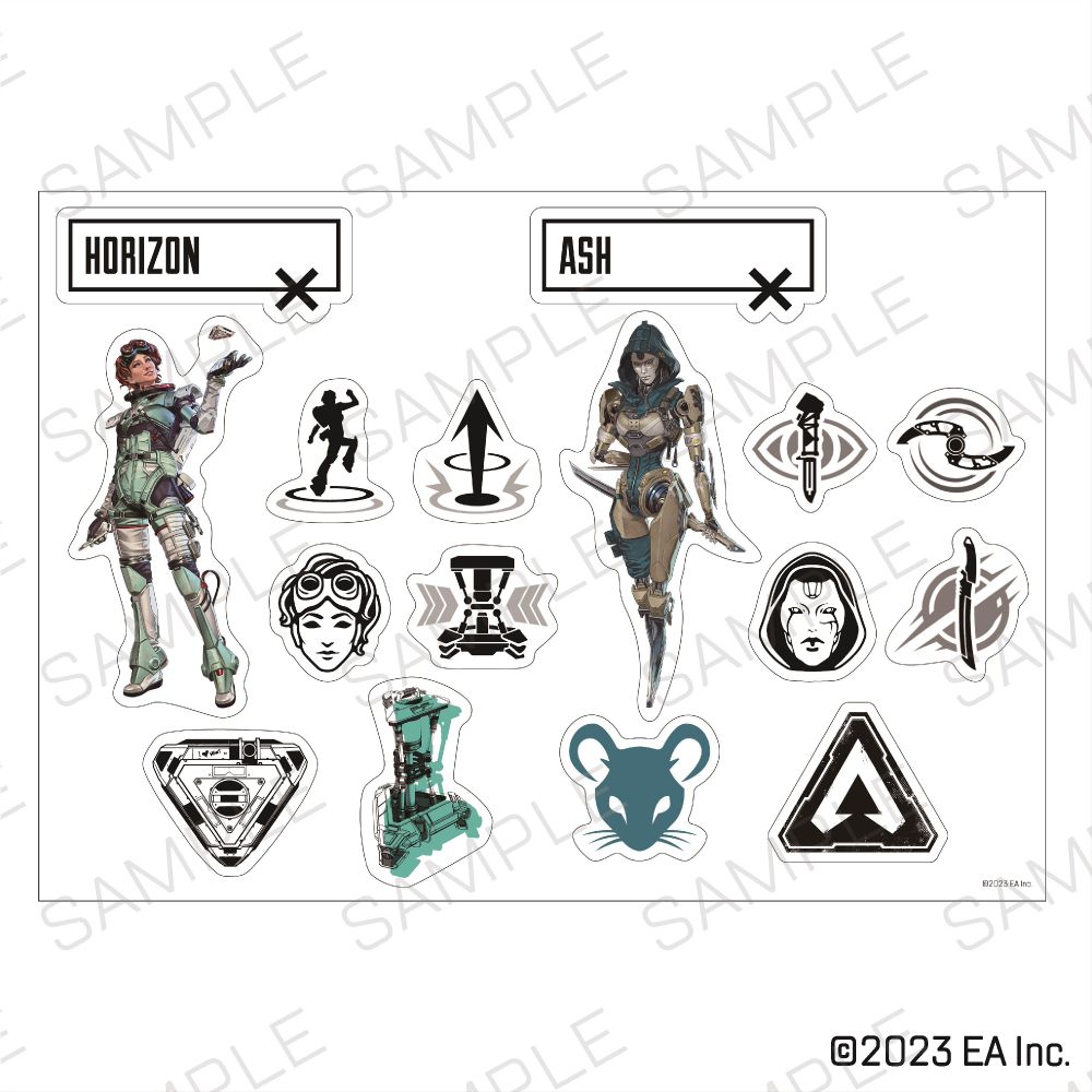 Apex 英雄 Decals 貼紙3枚 Set C | Apex Legends デカールステッカー3枚セットC | 動漫產品 | 插畫及色紙 ...