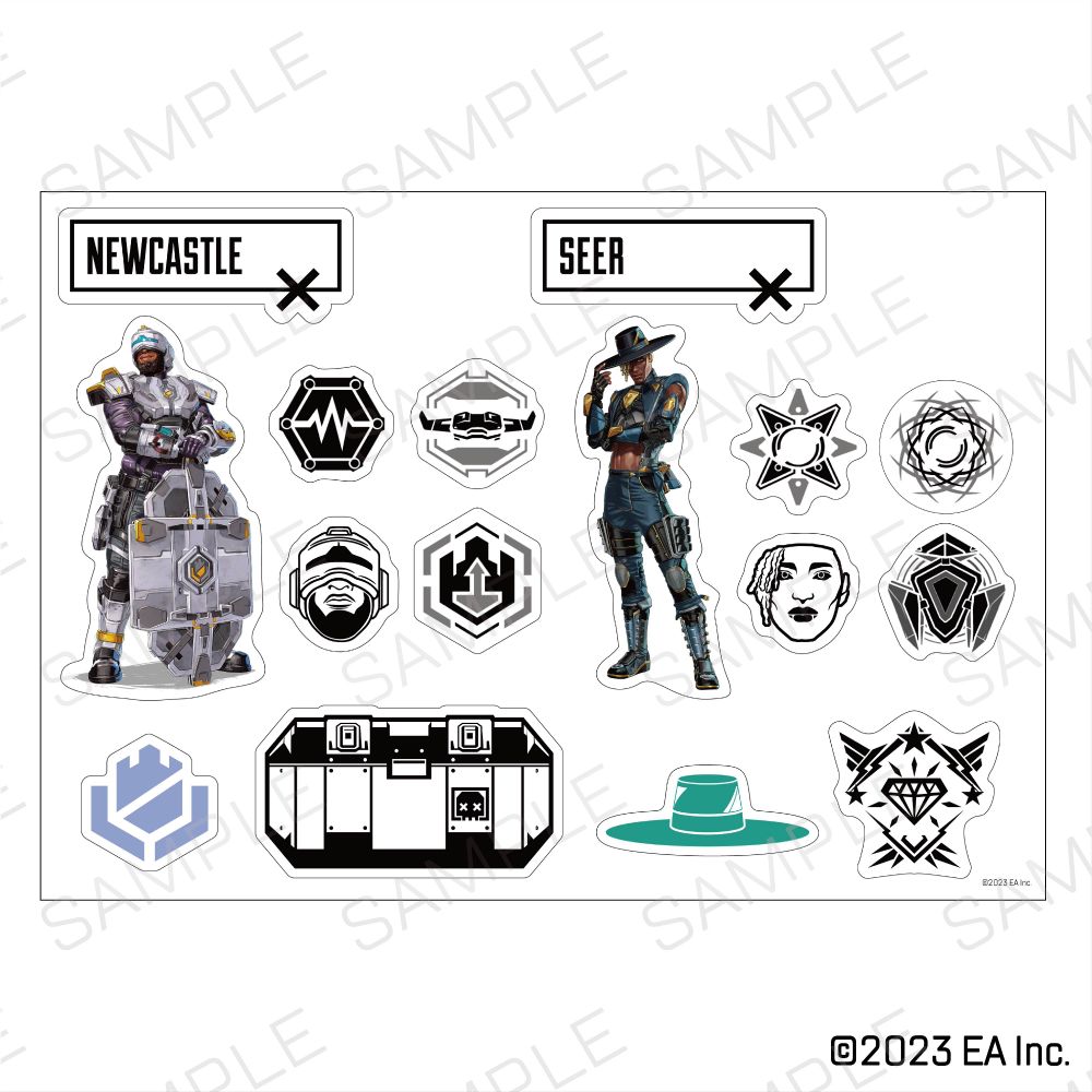 Apex 英雄 Decals 貼紙3枚 Set D | Apex Legends デカールステッカー3枚セットD | 動漫產品 | 插畫及色紙 ...
