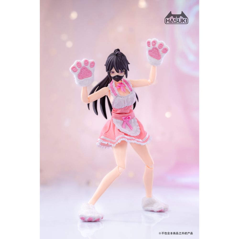 HASUKI CS010C 1/12 Scale 可動 Figure 用 女僕服 (粉紅色) | HASUKI CS010C 1/12スケール ...