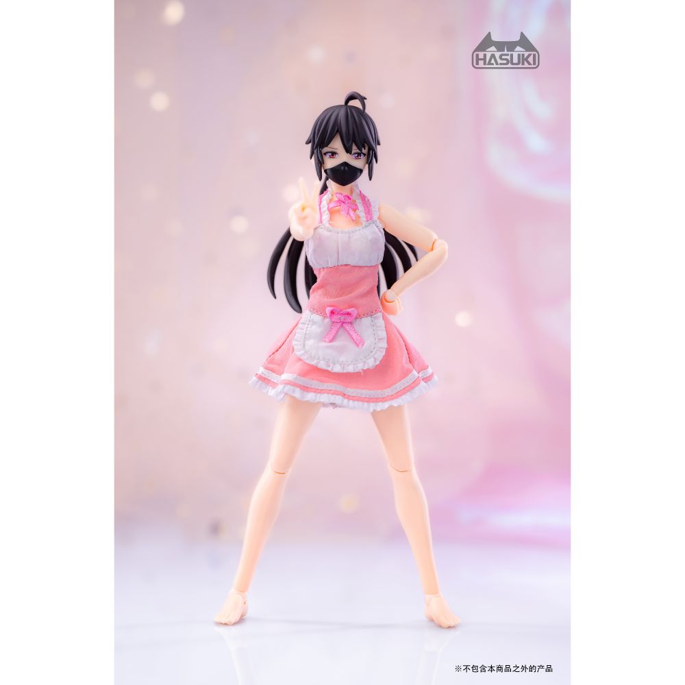 HASUKI CS010C 1/12 Scale 可動 Figure 用 女僕服 (粉紅色) | HASUKI CS010C 1/12スケール ...