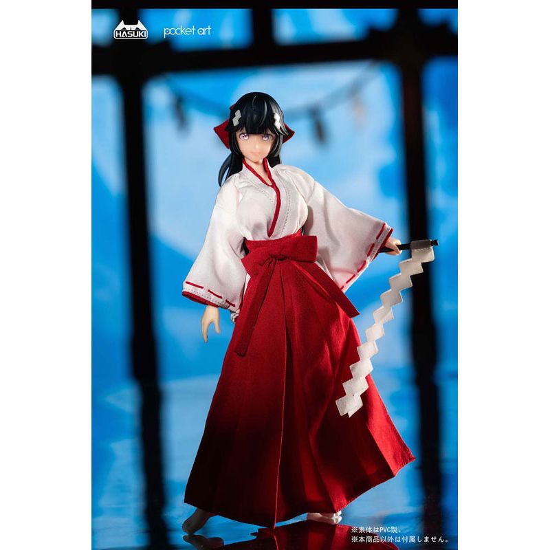 pocket art 系列 PA005 退魔巫女 椿 1/12 完成品 Action Figure | pocket artシリーズ ...