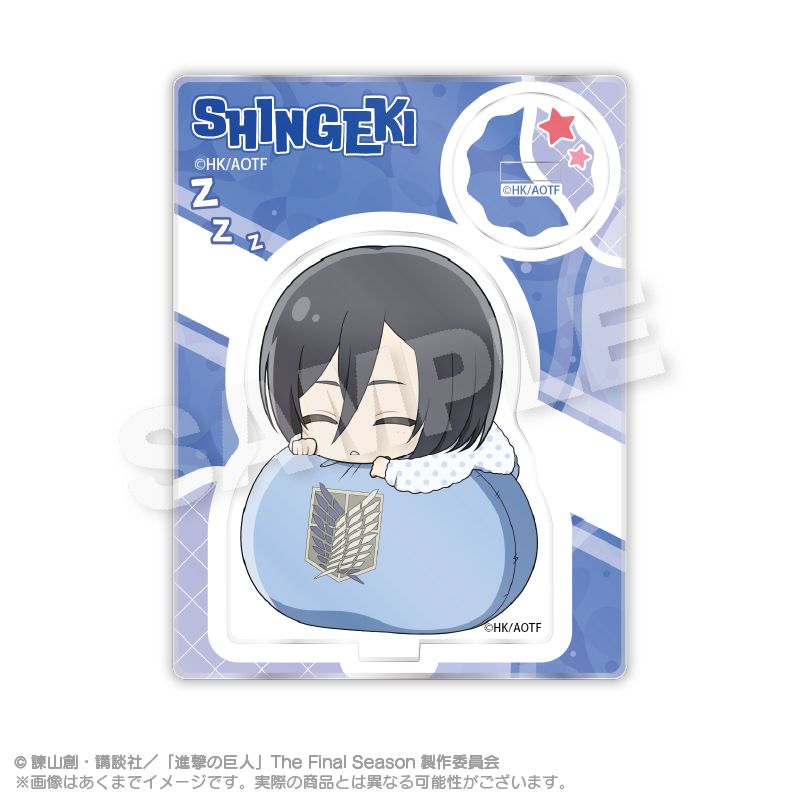 進擊之巨人 Fuwamin 亞加力膠吉祥物 米卡莎·阿加曼 | 進撃の巨人 ふわみんアクリルマスコット ミカサ・アッカーマン | 動漫產品 ...