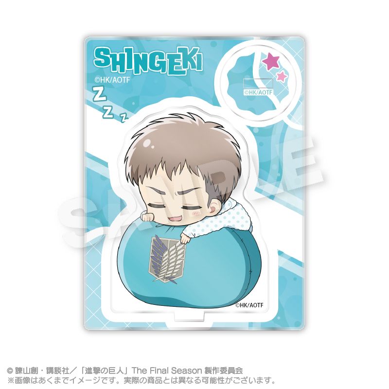 進擊之巨人 Fuwamin 亞加力膠吉祥物 莊·基爾斯坦 | 進撃の巨人 ふわみんアクリルマスコット ジャン・キルシュタイン | 動漫產品 ...