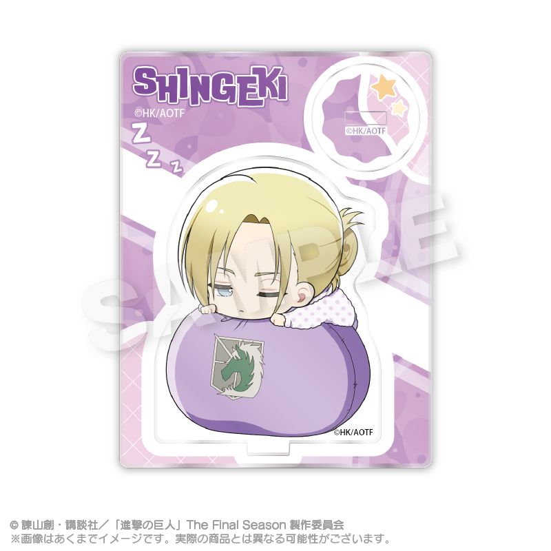 進擊之巨人 Fuwamin 亞加力膠吉祥物 亞妮・雷恩哈特 | 進撃の巨人 ふわみんアクリルマスコット アニ・レオンハート | 動漫產品 ...