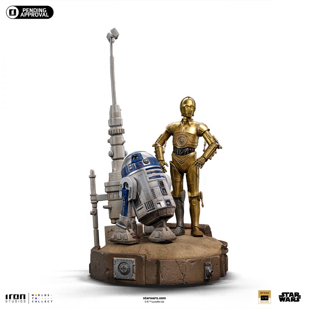 『星球大戰』【 Iron Studios 雕像】「 Deluxe ・ Art Scale 」1/10 Scale C-3PO &R2-D2 | 『スター・ウォーズ』【アイアン・スタジオ ...