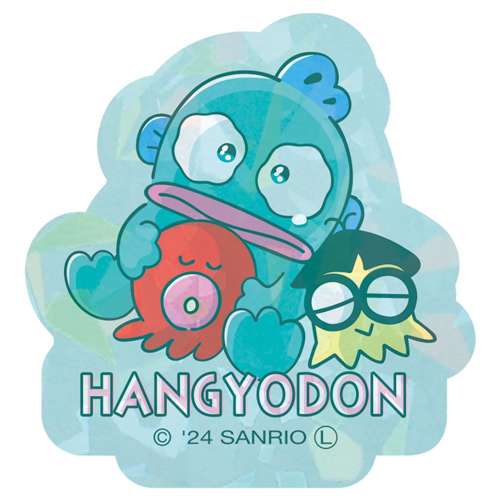 Sanrio 角色 交換全息影像透明貼紙 Amaenbo Namida (1盒16件) | サンリオキャラクターズ トレーディングホログラム ...