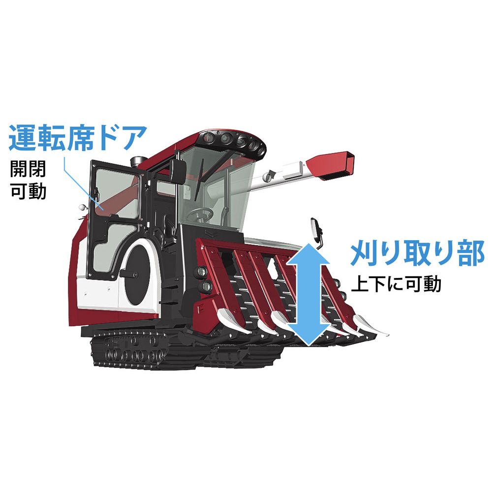 Yanmar Combine YH6115 | ヤンマー コンバイン YH6115 | Figures | 組裝模型 | 4967834660076