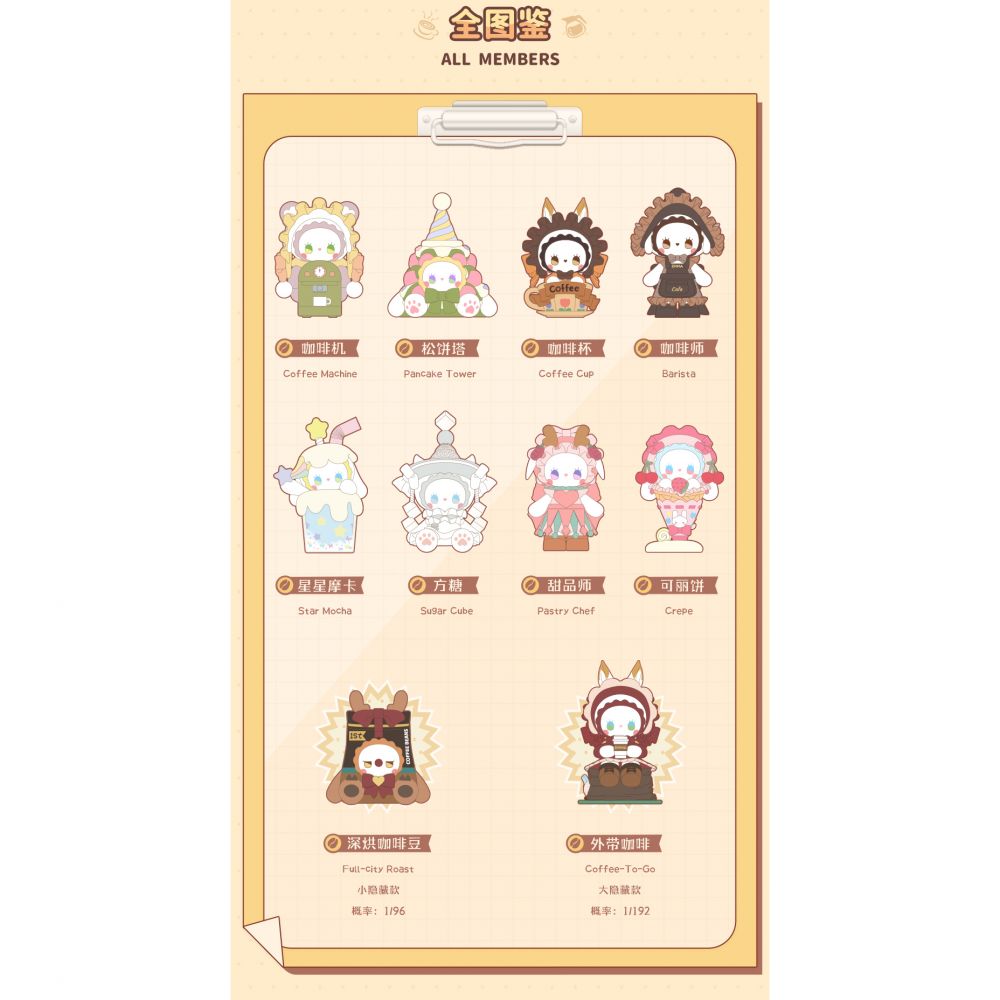 MJ STUDIO EMMA 秘境之森的 Coffee Shop 交換 Figure (1盒8件) | MJ STUDIO EMMA 秘境の森 ...