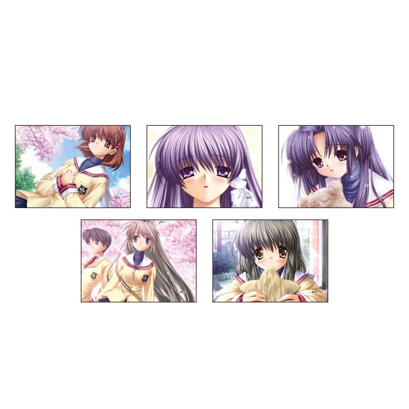 畫布藝術迷你 CLANNAD 01 公式插圖 (1盒5件) | キャンバスアートミニ CLANNAD-クラナド- 01 公式イラスト | 動漫 ...