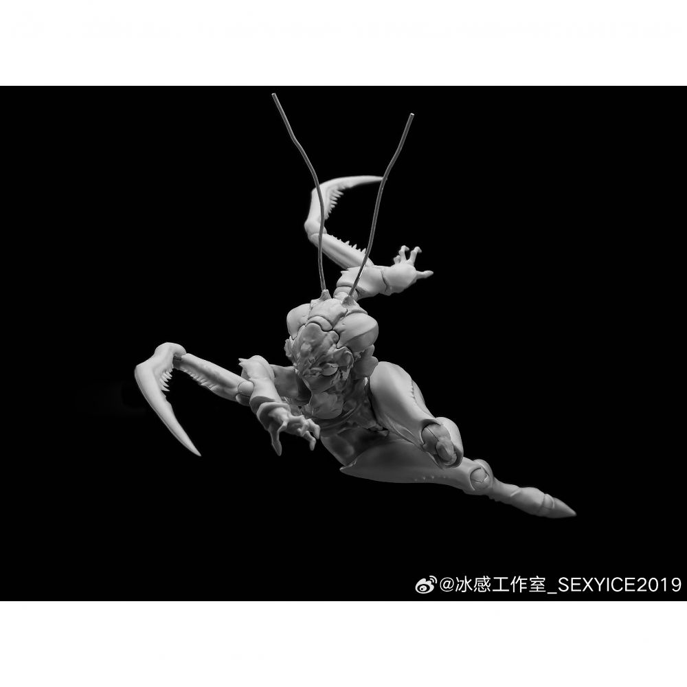 SEXYiCE 蟲 VERMIN 系列 實驗體 B0127 螳螂 1/12 Scale 可動 Figure | SEXYiCE 蟲 VERMIN シリーズ 実験体 B0127 カマキリ 1/ ...
