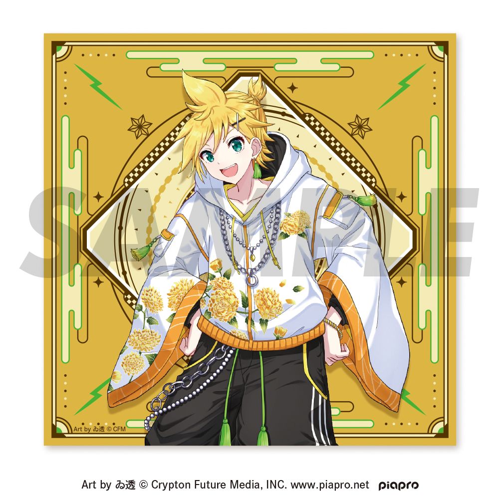 Piapro Characters -日式風格- 風呂敷 鏡音連 | ピアプロキャラクターズ -ジャパンクスタイル- 風呂敷 鏡音レン | 動 ...