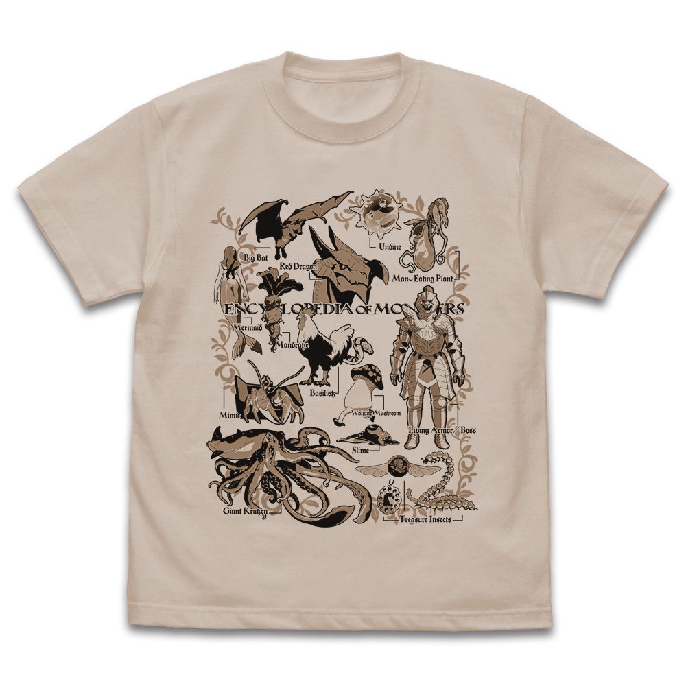 迷宮飯 魔物圖鑑 T恤 | 魔物図鑑 Tシャツ | COSPA | T恤 / 衛衣 | 4549970379656
