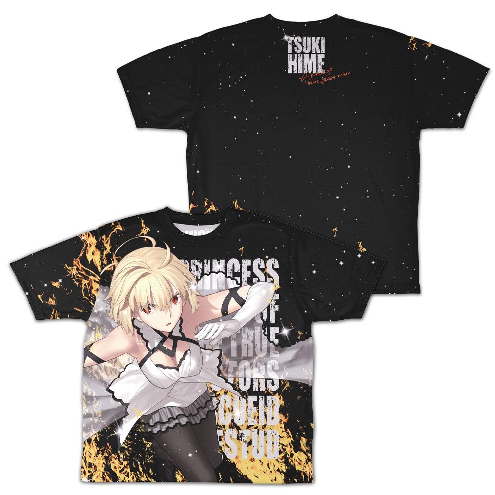 月姬：月之欠片 愛爾奎特‧布倫史達特 兩面全彩圖T恤 火炎血河Ver. | アルクェイド・ブリュンスタッド 両面フルグラフィックTシャツ 火炎血河Ver. | COSPA | T恤 / 衛衣 ...