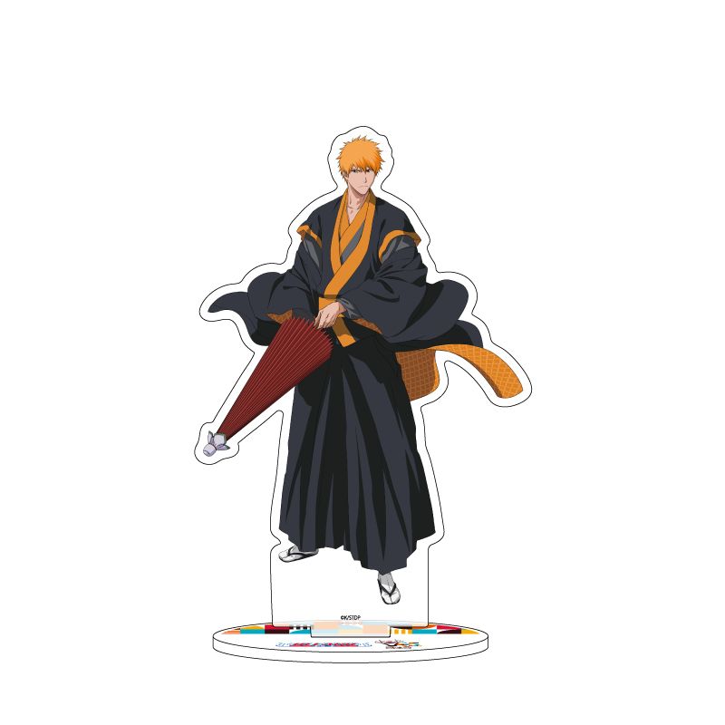 亞加力膠台座 BLEACH 06 黑崎一護 Pierrot 45週年Ver.(原畫插圖) | アクリルスタンド BLEACH 06 黒崎一護 ぴえろ45周年Ver.(描き下ろしイラスト ...