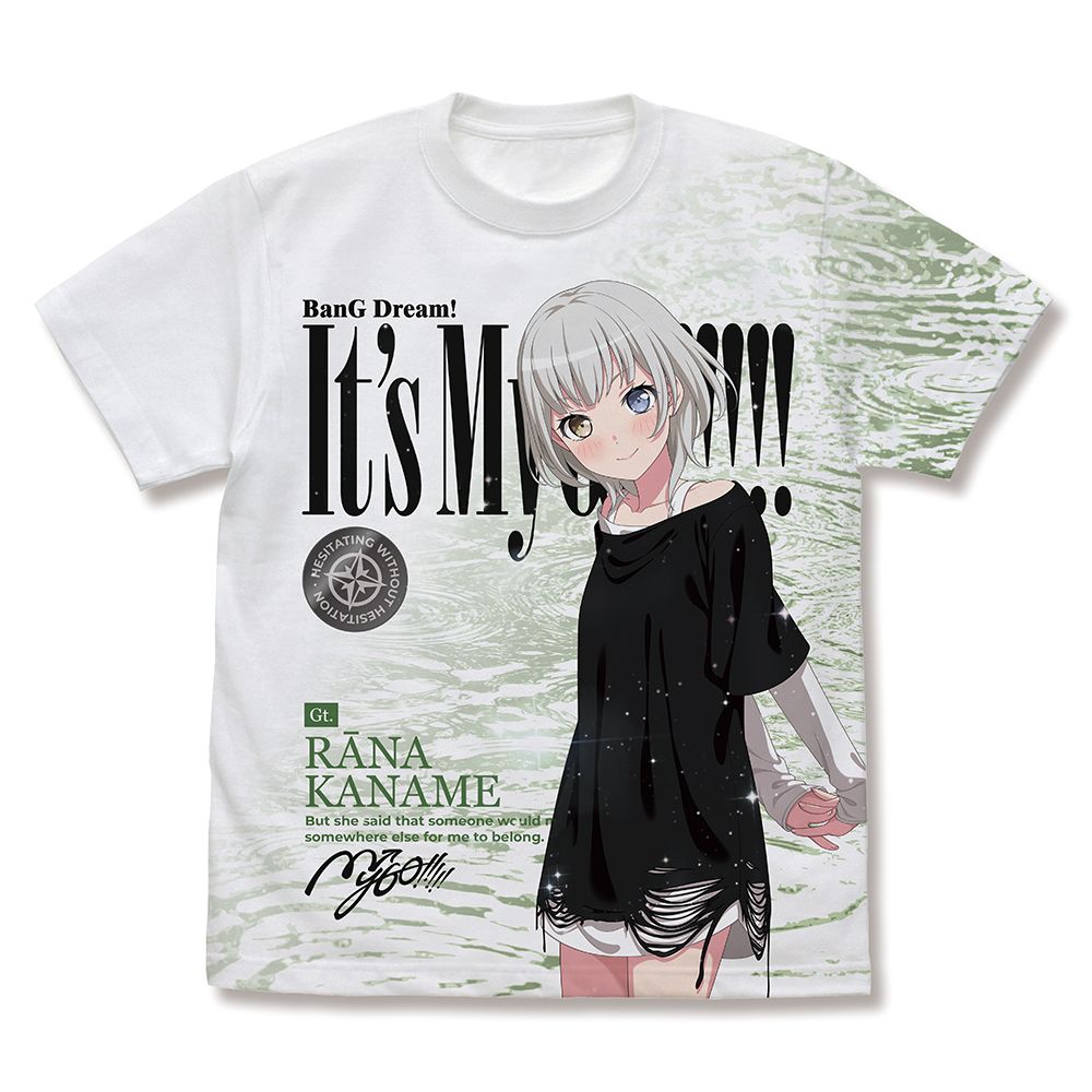 BanG Dream ! It's MyGO!!!!! 要 樂奈 全彩圖 T恤 | 要 楽奈 フルグラフィックTシャツ | COSPA | T恤 / 衛衣 | 4549970384254