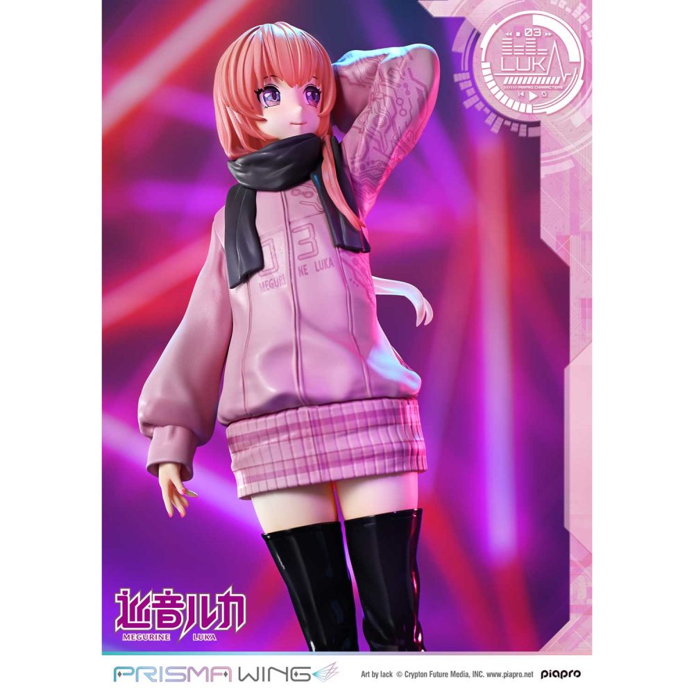 PRISMA WING Piapro Characters 巡音流歌 “Art by lack 1/7 Scale 完成品 Figure ...