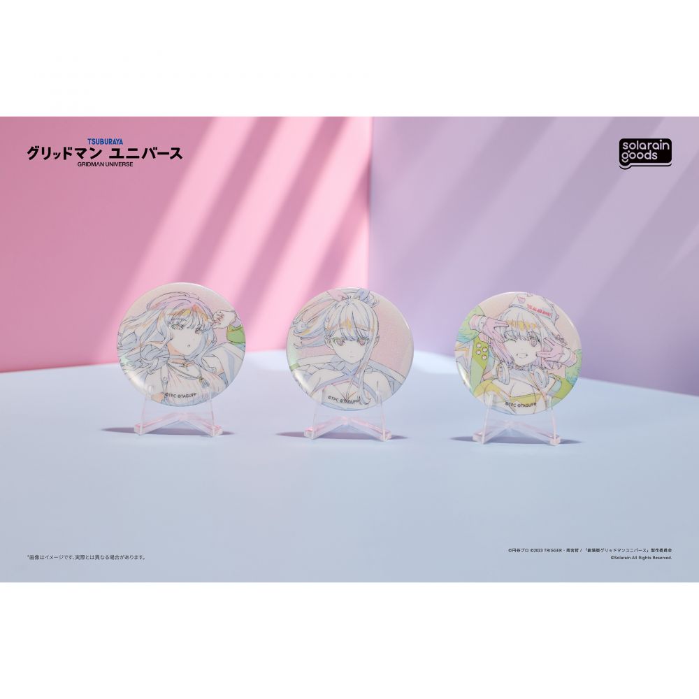 Gridman Universe Dreamy Divas Ver. 線畫襟章 Set 寶多六花/新條茜/南夢芽 | グリッドマン ユニバース ...