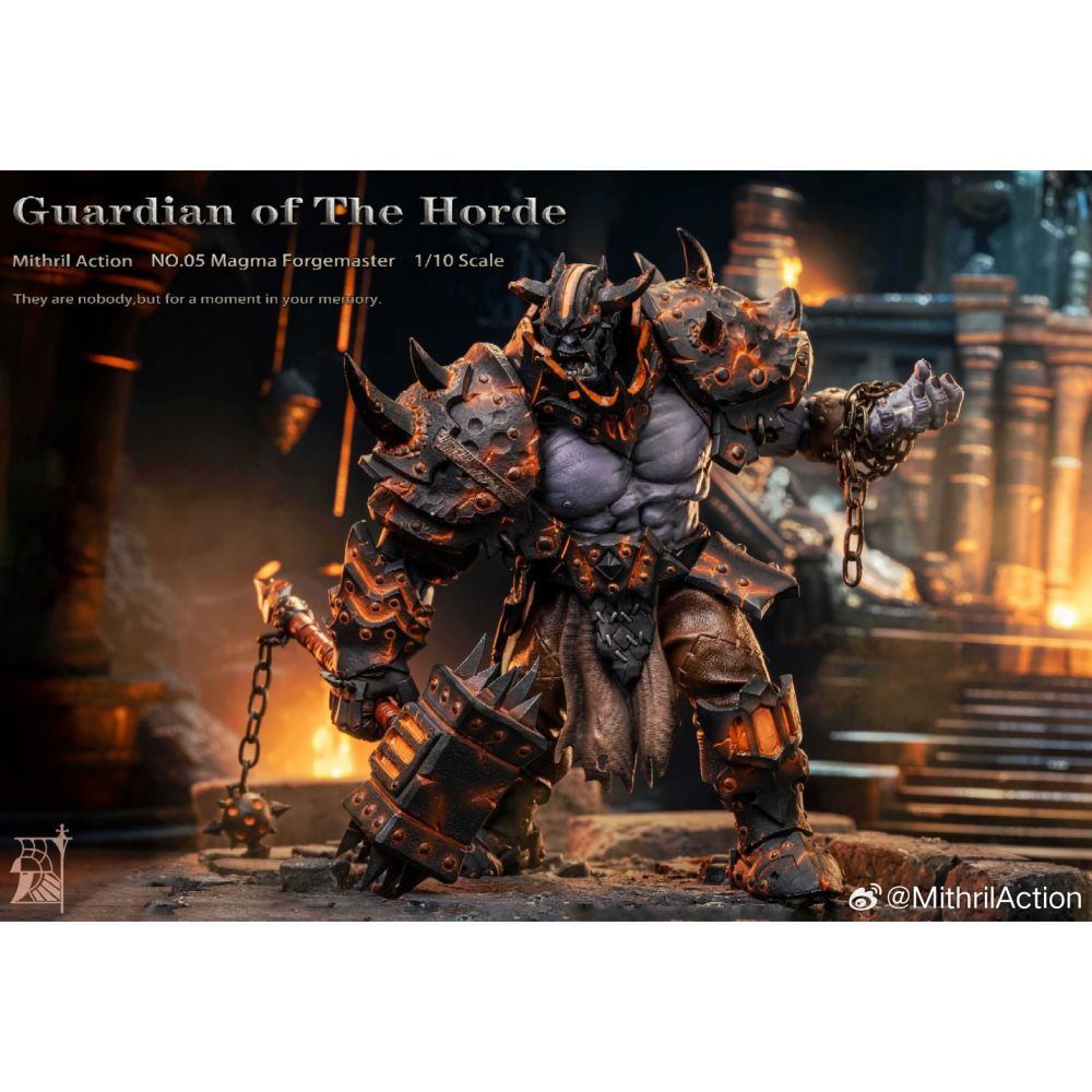 Mithril Action Guardian of The Horde NO.05 Magma Forgemaster 1/10 Scale ...