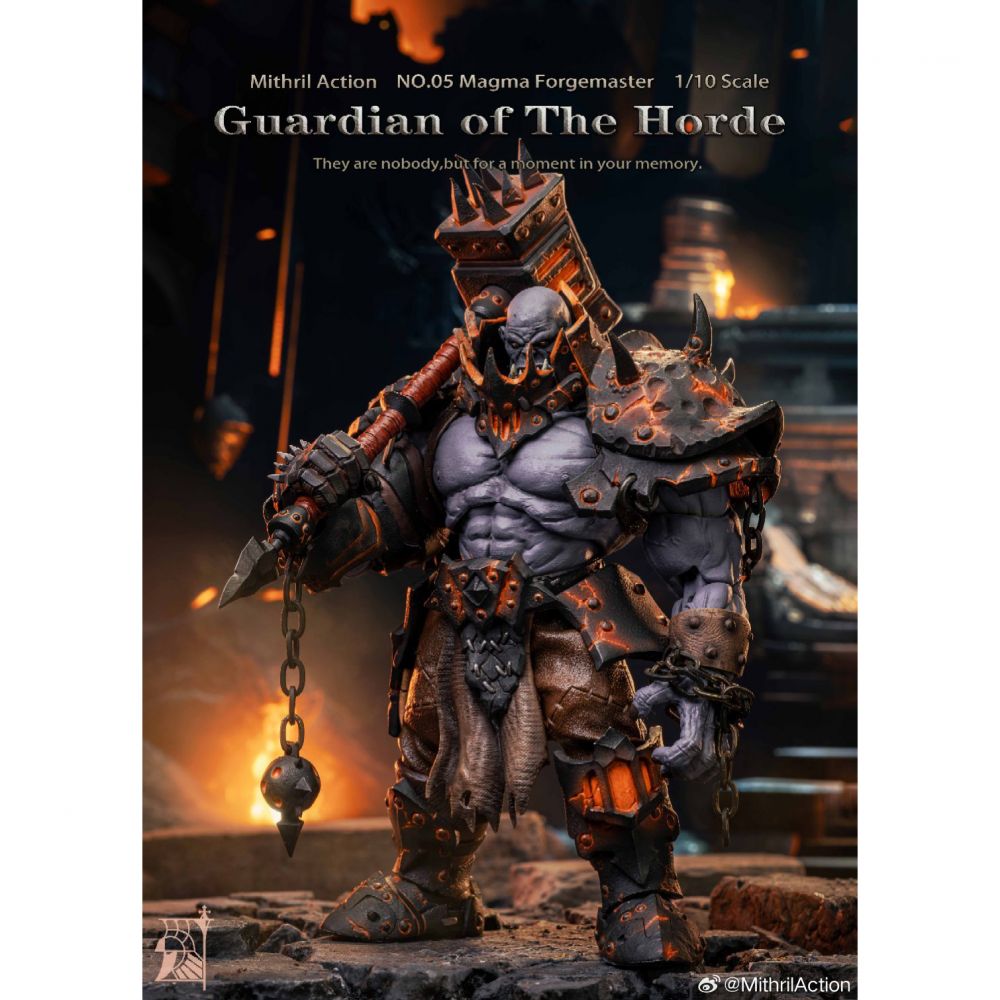 Mithril Action Guardian of The Horde NO.05 Magma Forgemaster 1/10 Scale ...