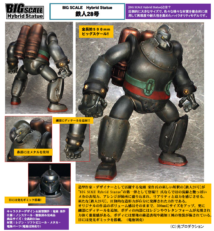 BIG SCALE Hybrid Statue 鐵人28號 | BIG SCALE Hybrid Statue 鉄人28号 | Figures ...