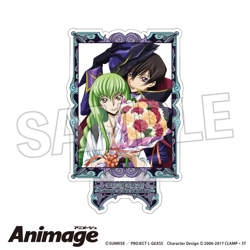 Code Geass 叛逆的魯魯修 Animage亞加力膠台座 Vol.2 A | コードギアス 反逆のルルーシュ Animageアクリルスタンド Vol.2 A | 動漫產品 | 插畫及色紙 ...