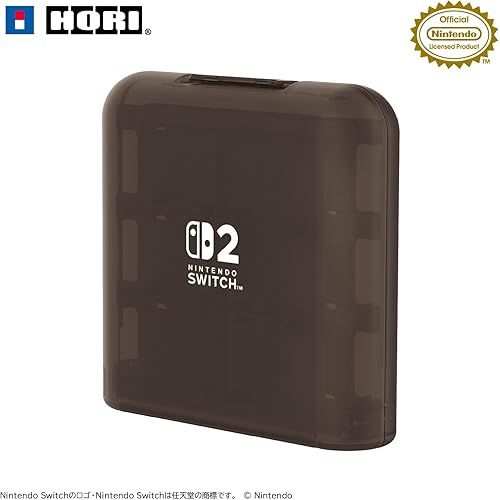 任天堂 Switch 2 / NS 遊戲卡收納盒 (24枚)(透明黑)(NSX-009) | 遊戲 | Nintendo Switch 2 | 6975977471594