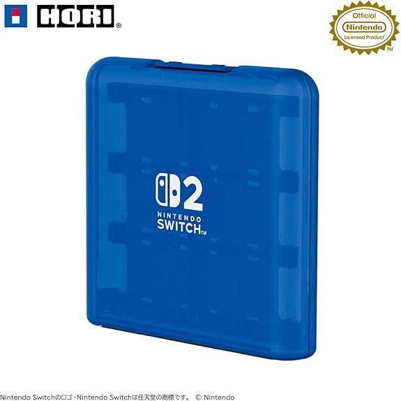 任天堂 Switch 2 / NS 遊戲卡收納盒 (12枚)(透明藍)(NSX-069) | 遊戲 | Nintendo Switch 2 | 6975977471587
