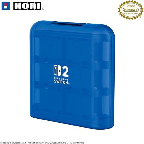 任天堂 Switch 2 / NS 遊戲卡收納盒 (24枚)(透明藍)(NSX-070) | 遊戲 | Nintendo Switch 2 | 6975977471600