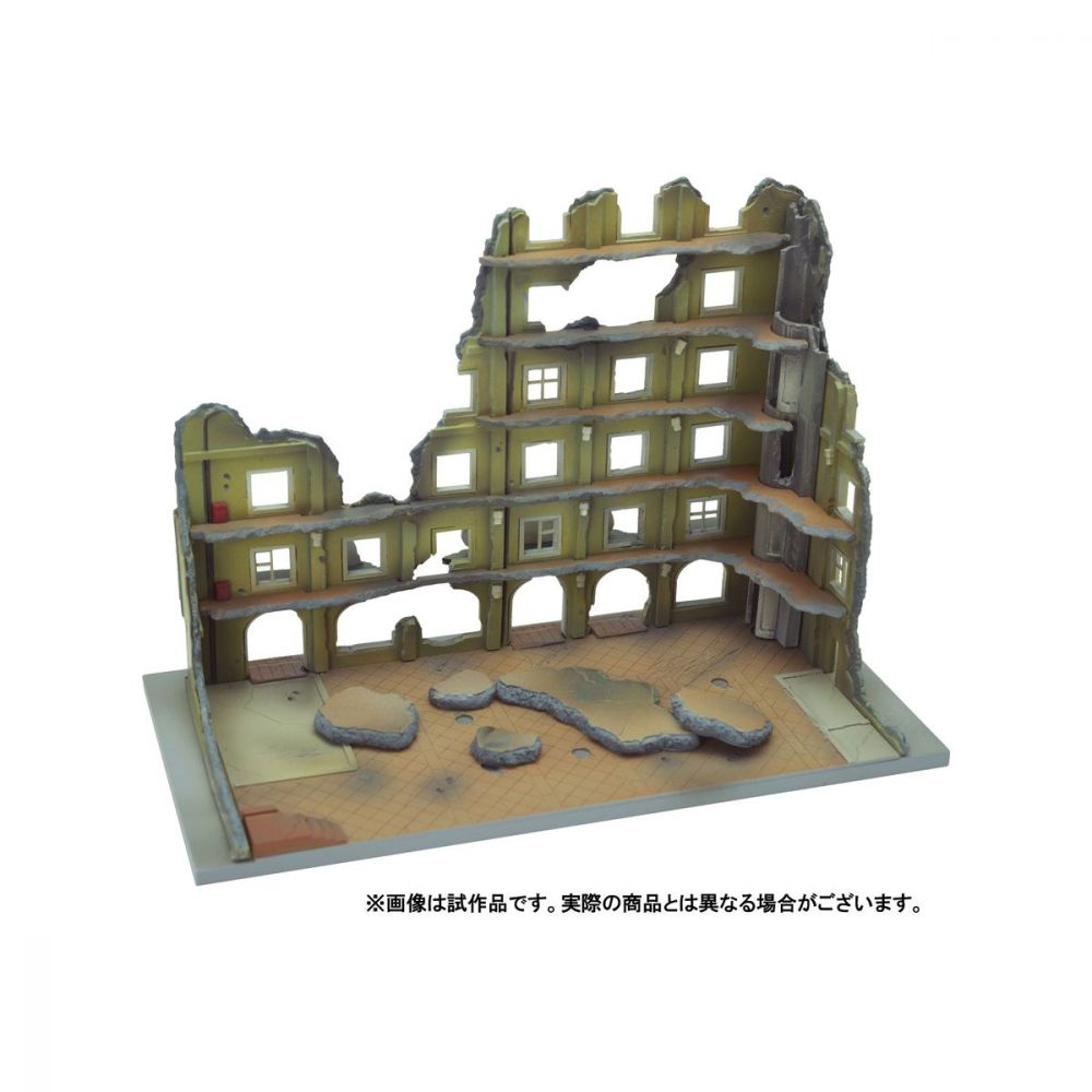 D-CM04 被毀壞的建築 C | D-CM04 破壊されたビルC | Figures | 組裝模型 | 4543736311874
