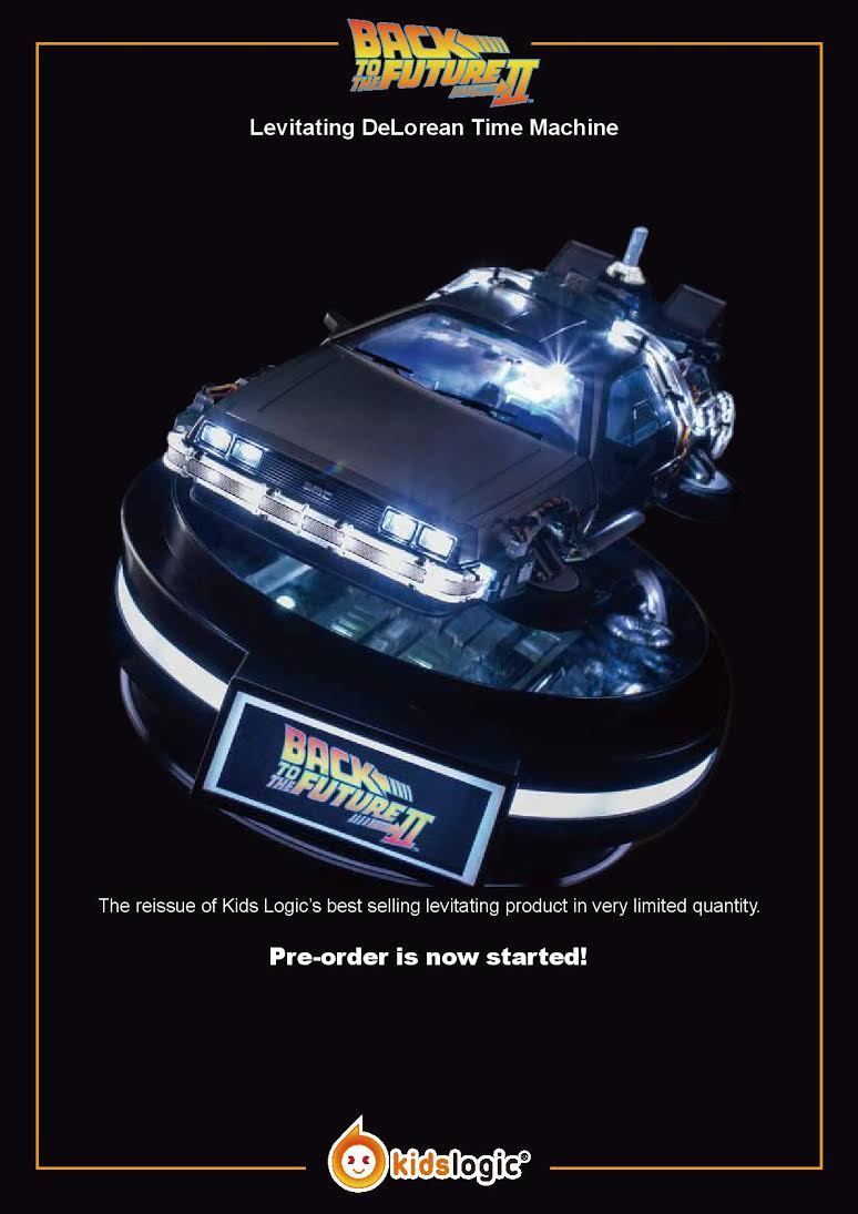 Kidslogic ML-02 Magnetic Floating Delorean Time Machine 回到未來Part II ...