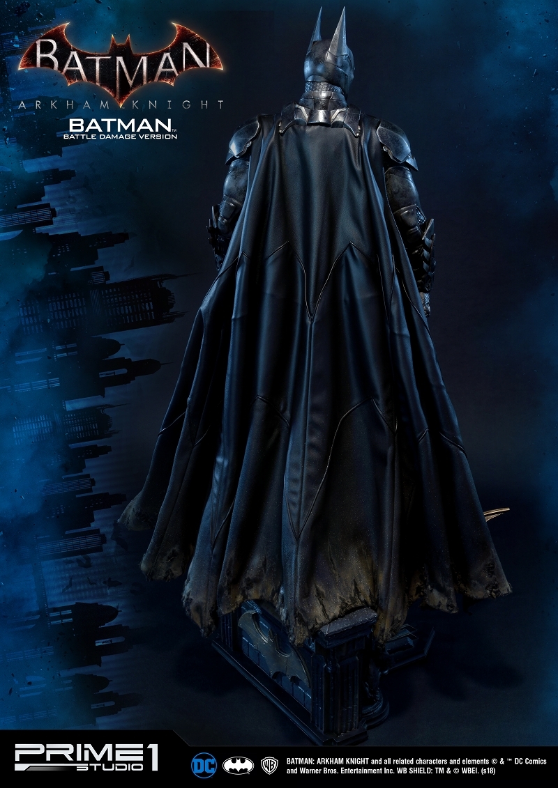 Museum Masterline 蝙蝠俠 Arkham Knight Batman Statue Battle Damage Ver ...