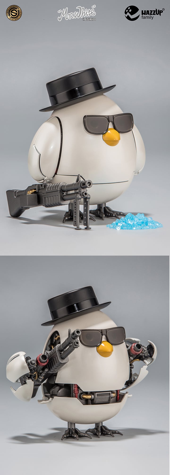 CCSTOYS Q-MECH Battle Chicken THUG LIFE Mr. White | CCSTOYS Q-MECH バトル ...